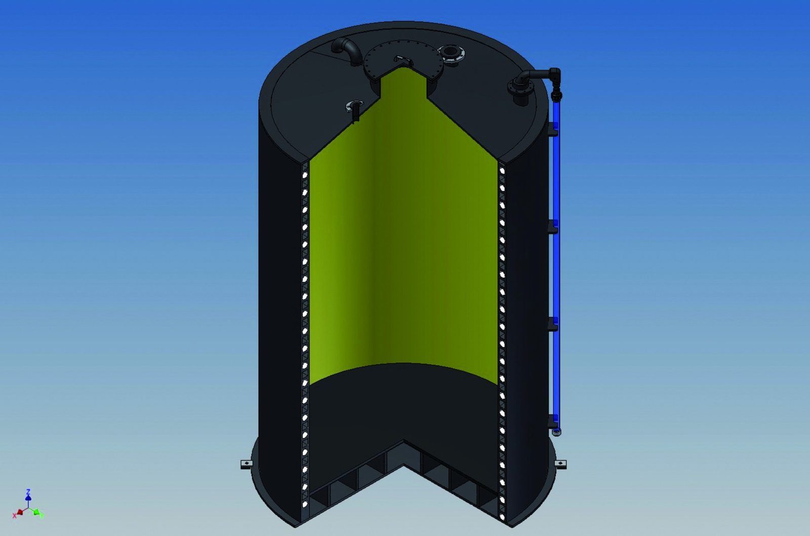 Tanques PEAD para almacenamiento de PRODUCTOS QUÍMICOS